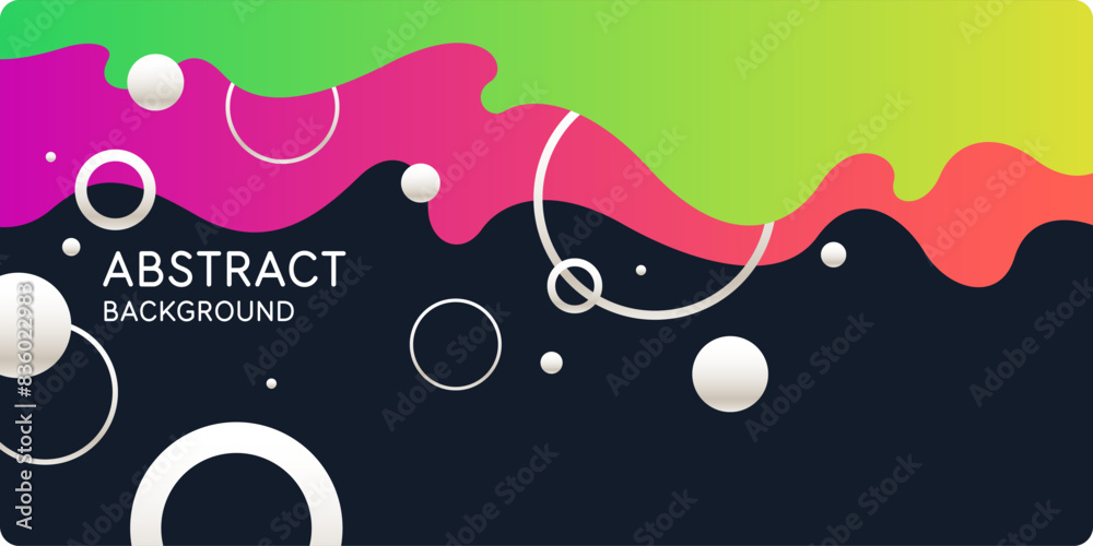 Background with abstract shapes. A template for design and creativity ...