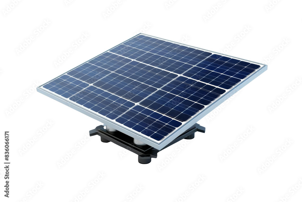 High-quality solar panel isolated on transparent background. perfect ...