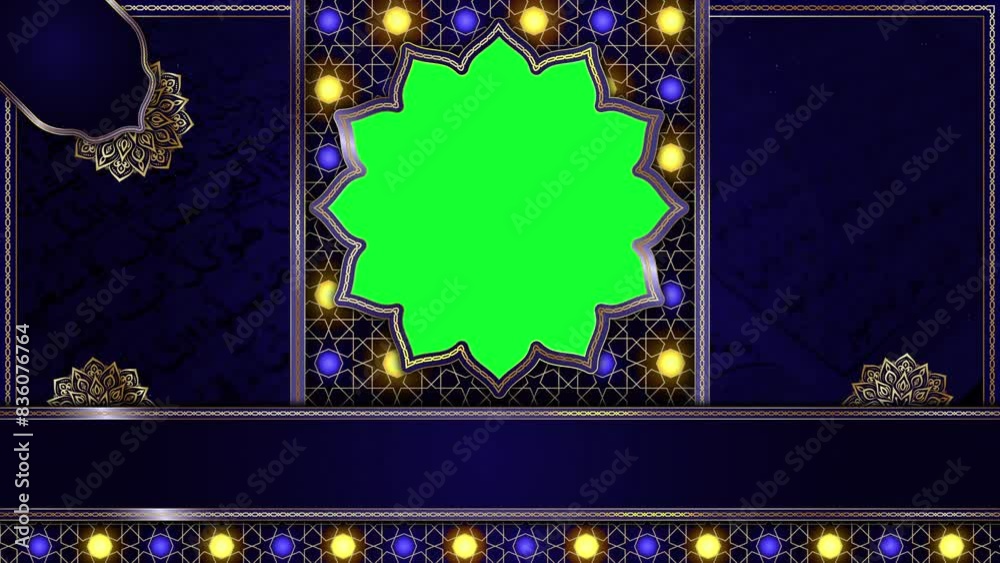 Video Stock luxury arabic islamic Background , muslim design for Holy ...