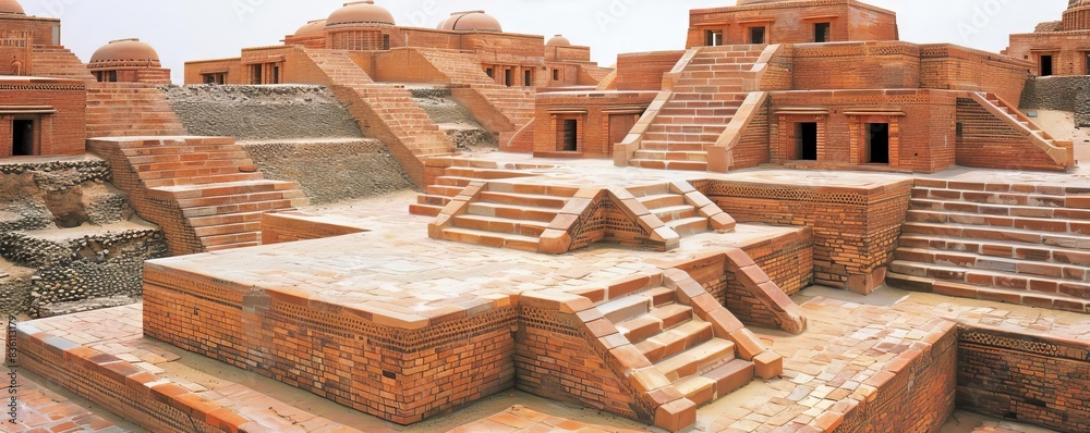 Indus Valley civilization at its zenith, showcasing the advanced urban ...