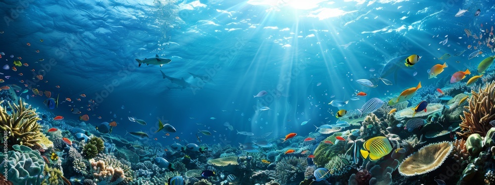 World Oceans Day: Protecting Our Underwater World - 4k Wallpaper，, this ...