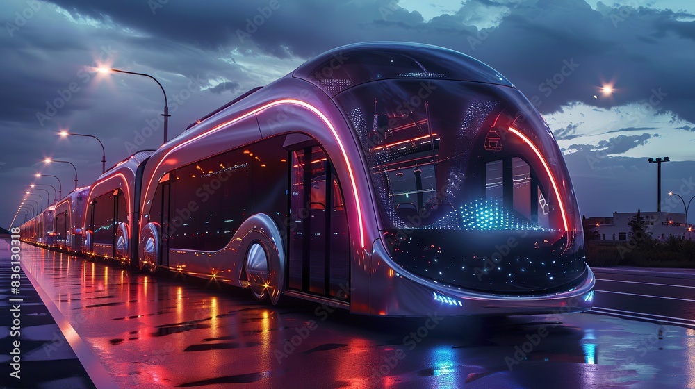 City bus at night, city bus station, city bus station at night, car ...