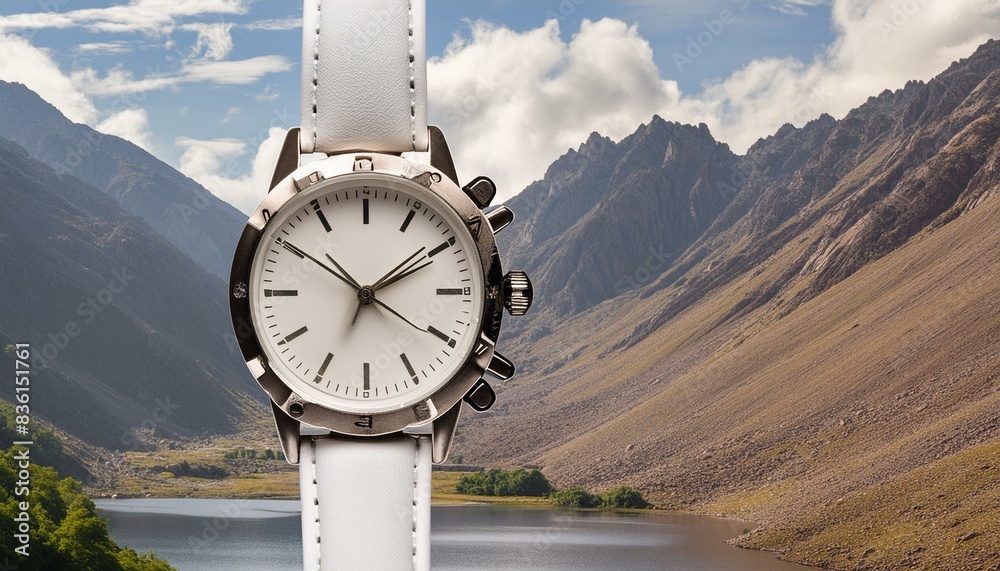 Transparent PNG of a white watch screen template. Stock Photo | Adobe Stock