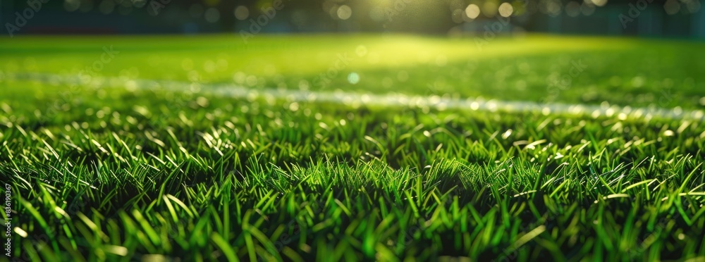 Beautiful grass texture background, green soccer field pattern for ...