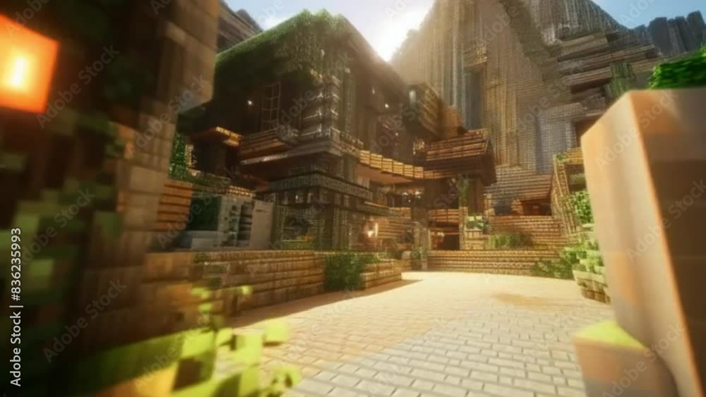 Minecraft wallpaper diammont ore shaders. Stock Video | Adobe Stock