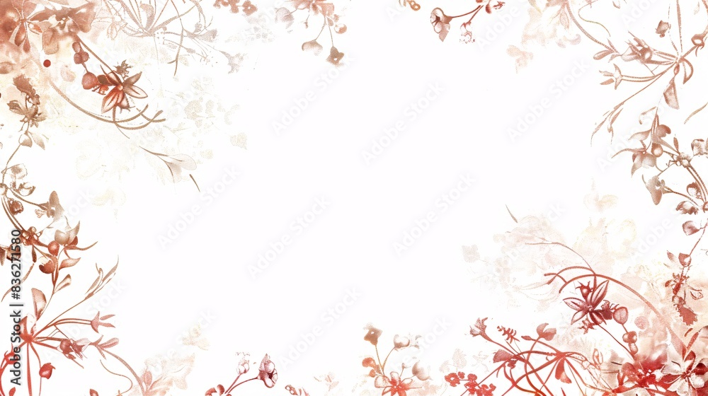 A frame for a card game with a white background. The border is a soft ...