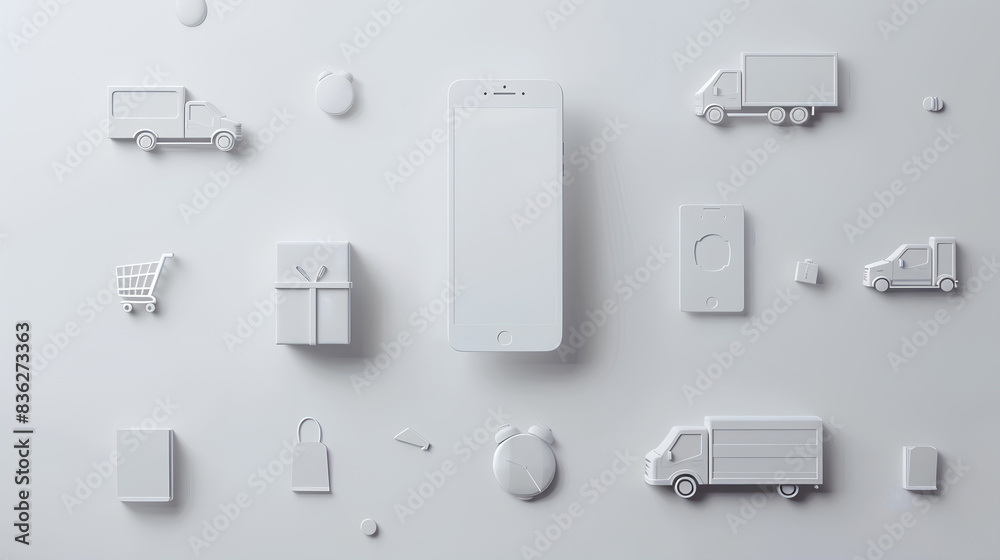 showcasing an interface of an integrated retail management system Stock ...