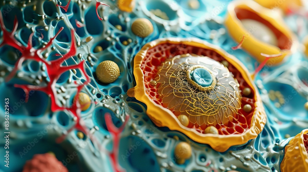 Cell nucleus structure: Explore the complex structure of the cell ...