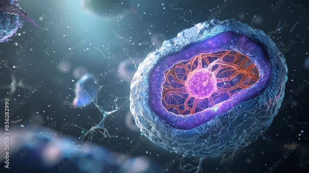 Cell nucleus structure: Explore the complex structure of the cell ...