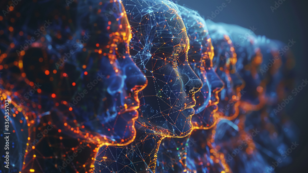 Empathy Network, Holographic displays, Interface connecting minds ...