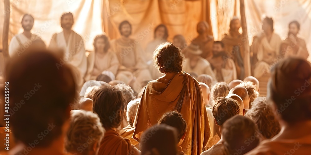 Jesus delivers influential message to disciples and crowds at Sermon on ...