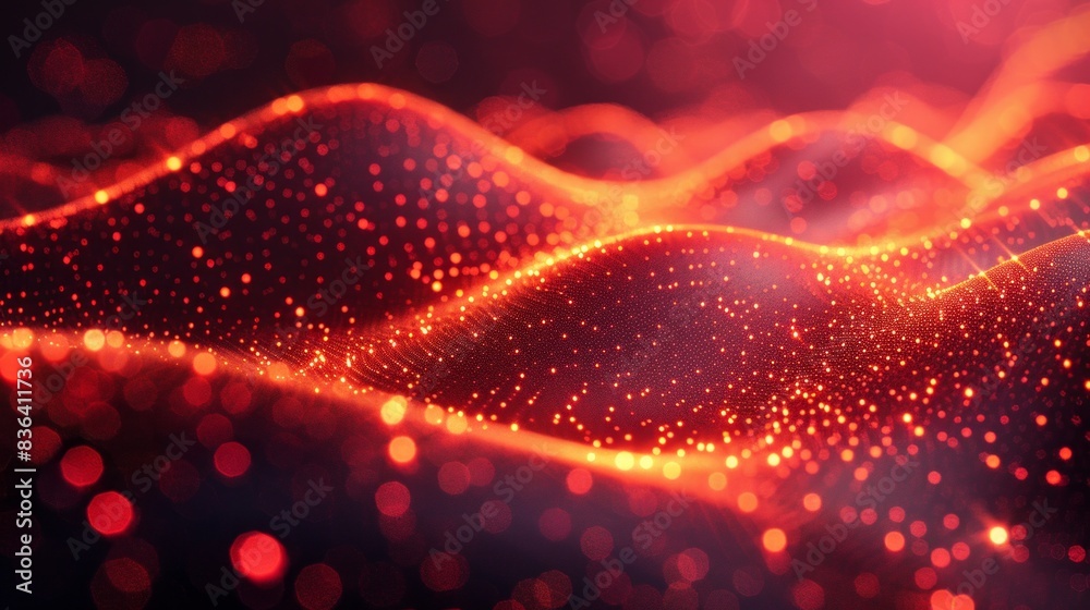 Cyber deep learning backdrop. Abstract background in digital technology ...