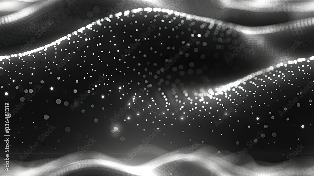 ภาพประกอบสต็อก parallel lines made of tiny dots, black and white ...