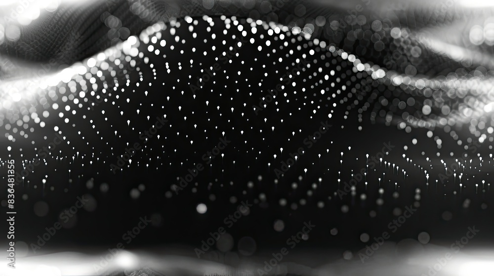 parallel lines made of tiny dots, black and white texture map, very ...