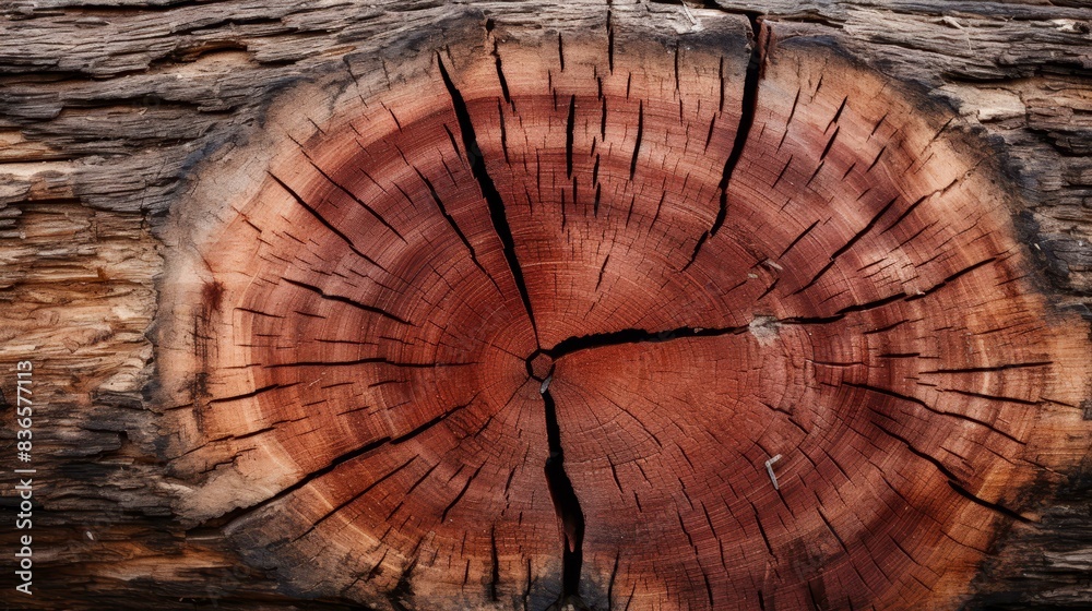 Explore the intricate beauty of redwood tree bark with this high ...