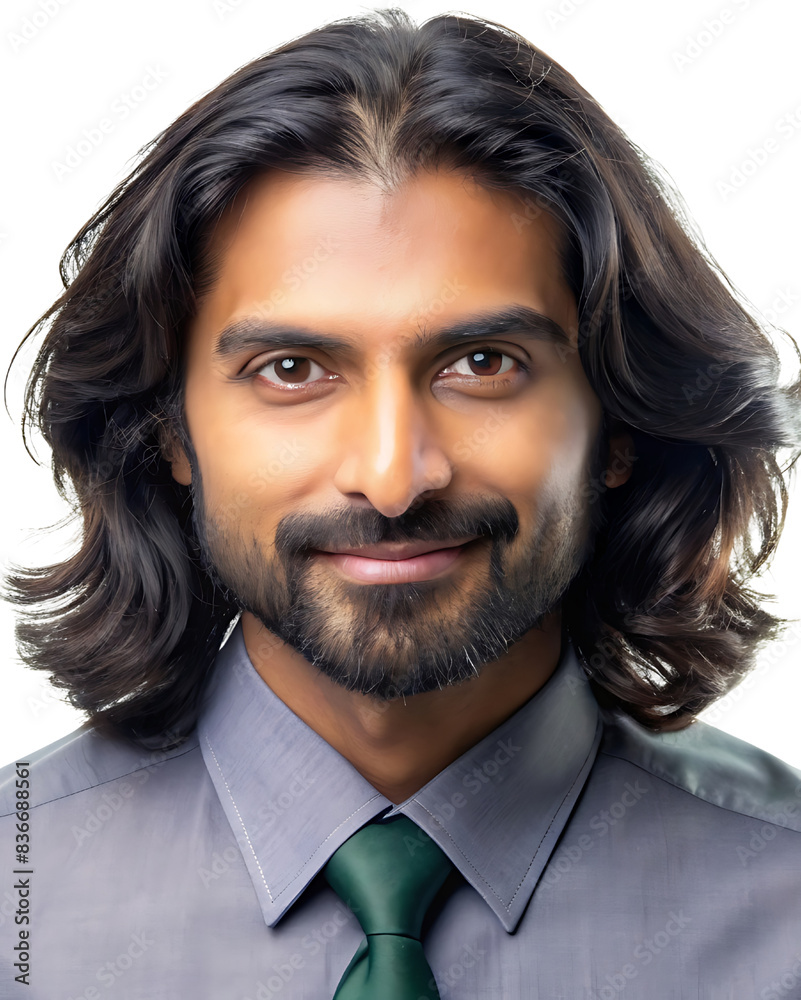 Handsome Indian Male Teacher Isolated on Transparent Background ...