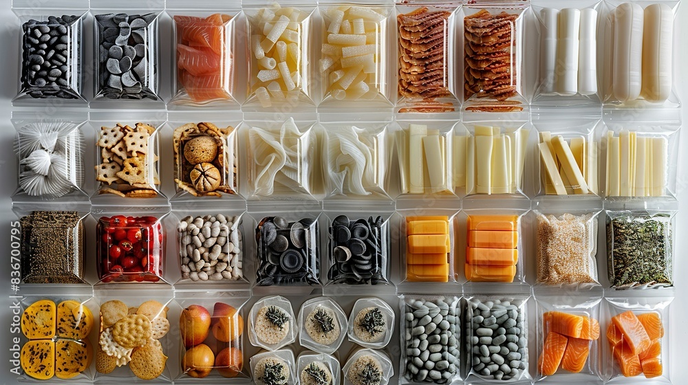 Plastic packaging mockups, including transparent containers, opaque ...