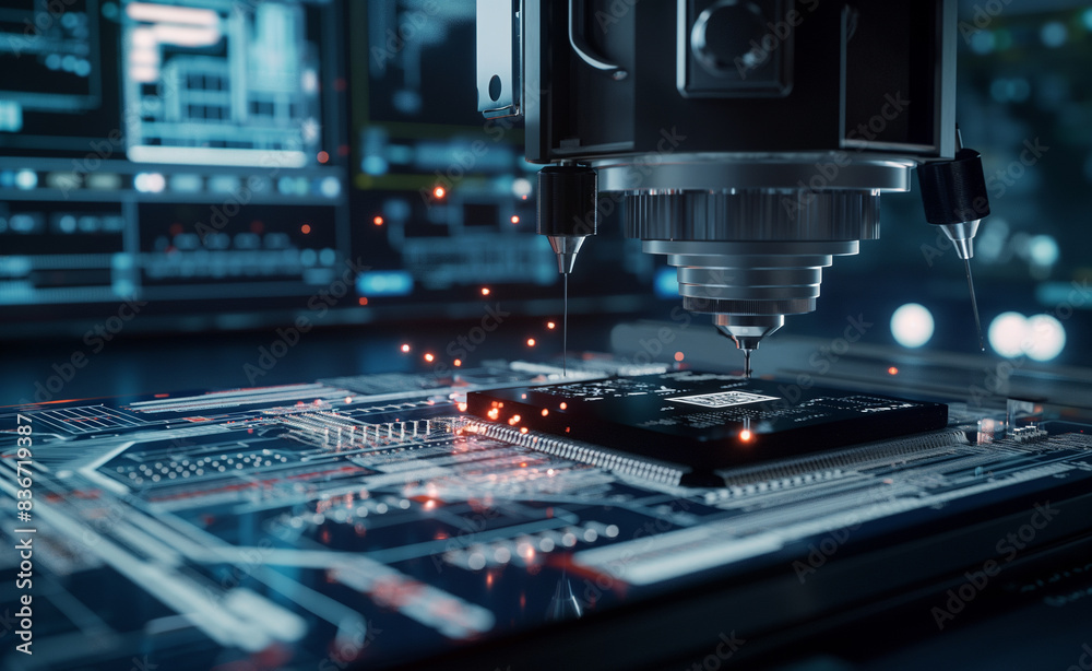 Atomic layer deposition (ALD) process in AI chip production, focusing ...