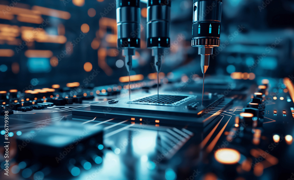 Atomic layer deposition (ALD) process in AI chip production, focusing ...