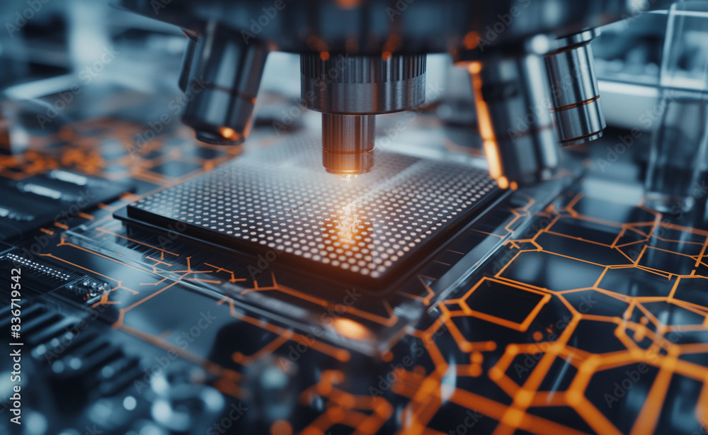 Atomic layer deposition (ALD) process in AI chip production, focusing ...