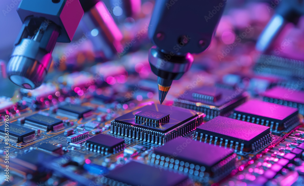 Atomic layer deposition (ALD) process in AI chip production, focusing ...