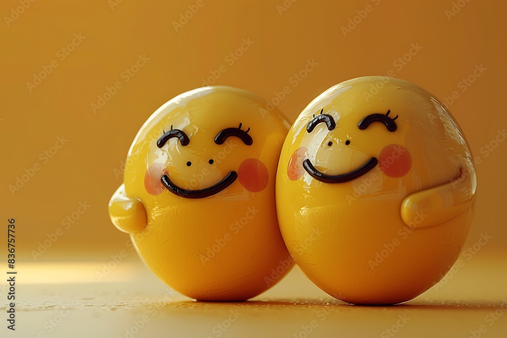social media emojis, 3d facebook reactions, emoticon while hugging with ...
