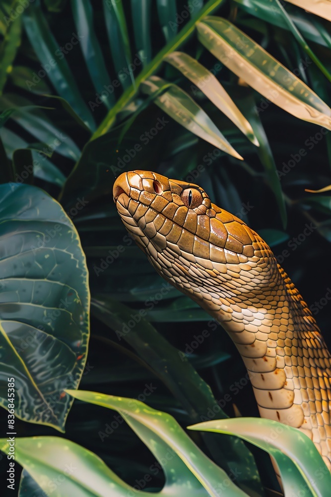 King Cobra, border, jungle theme background Wallpaper, blank in the ...