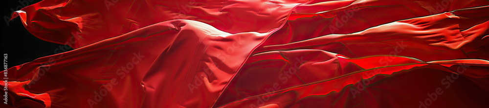 Revolutionary Flags (Red): Represents the flags and banners that ...