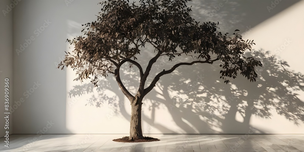 shadow background overlays. Realistic Shadow mock up scenes ...