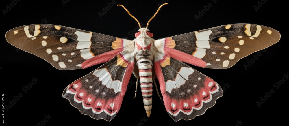 Theretra oldenlandiae impatiens hawkmoth taro hornworm or white banded ...