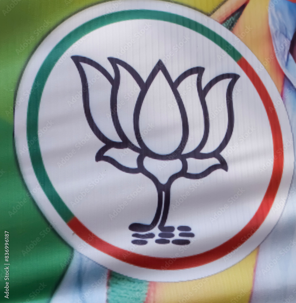 New Delhi, India - May 23 2024 - Bharatiya Janata Party Logo of Indian ...