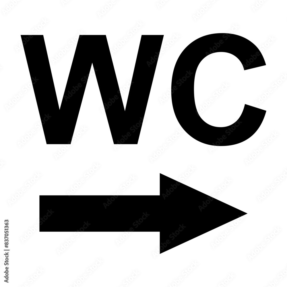 Restroom women and men wc symbol, flat web button, toilet vector ...