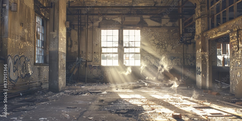 Resilient Beauty: Majestic Ruins Embraced by Vibrant Butterflies (4K ...