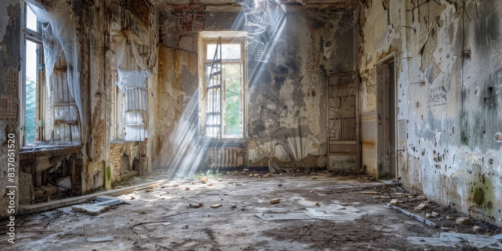 Resilient Beauty: Majestic Ruins Embraced by Vibrant Butterflies (4K ...