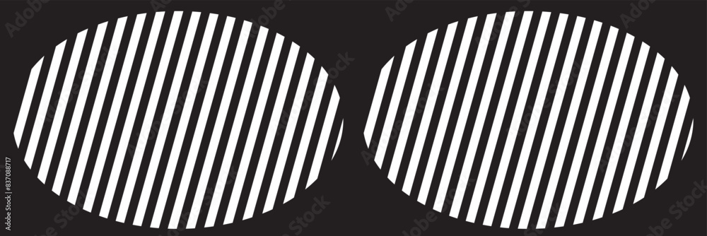 Slash line border. Diagonal parallel lines divider strip. Tilt strip ...