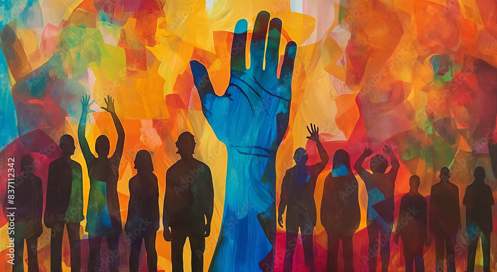 Pop Art Tribute to Juneteenth: Clenched Fists Symbolize Strength and ...