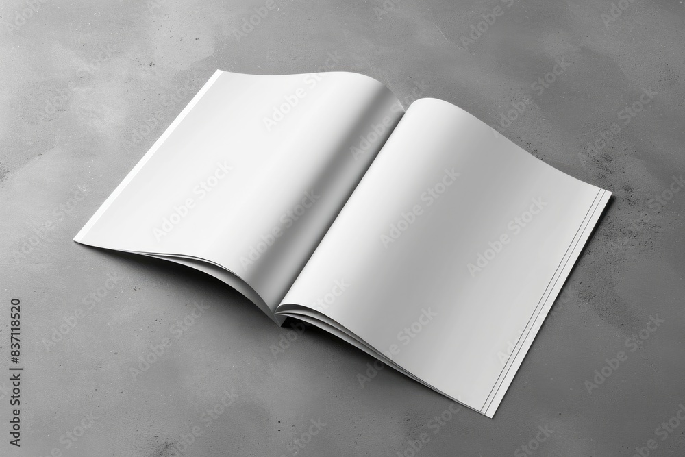 Booklet Pamphlet. Business Presentation Template for Blank Bifold ...