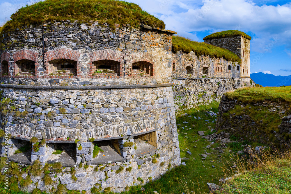 Col de Tende, Forte de Tende, French Alps Forte de Tende, Forte central ...