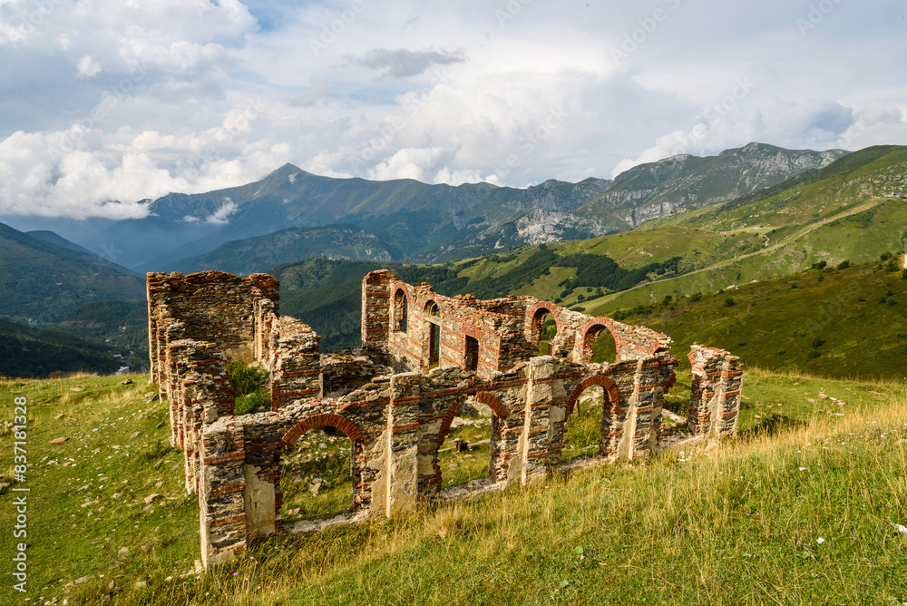 Col de Tende, Forte de Tende, French Alps Forte de Tende, Forte central ...