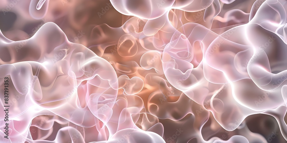 Exploring the Intricacies of a Plant Cell Through a Close-Up Image of ...