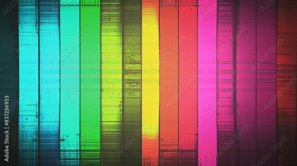 colorful television test pattern stripes retro tv signal bars full hd ...