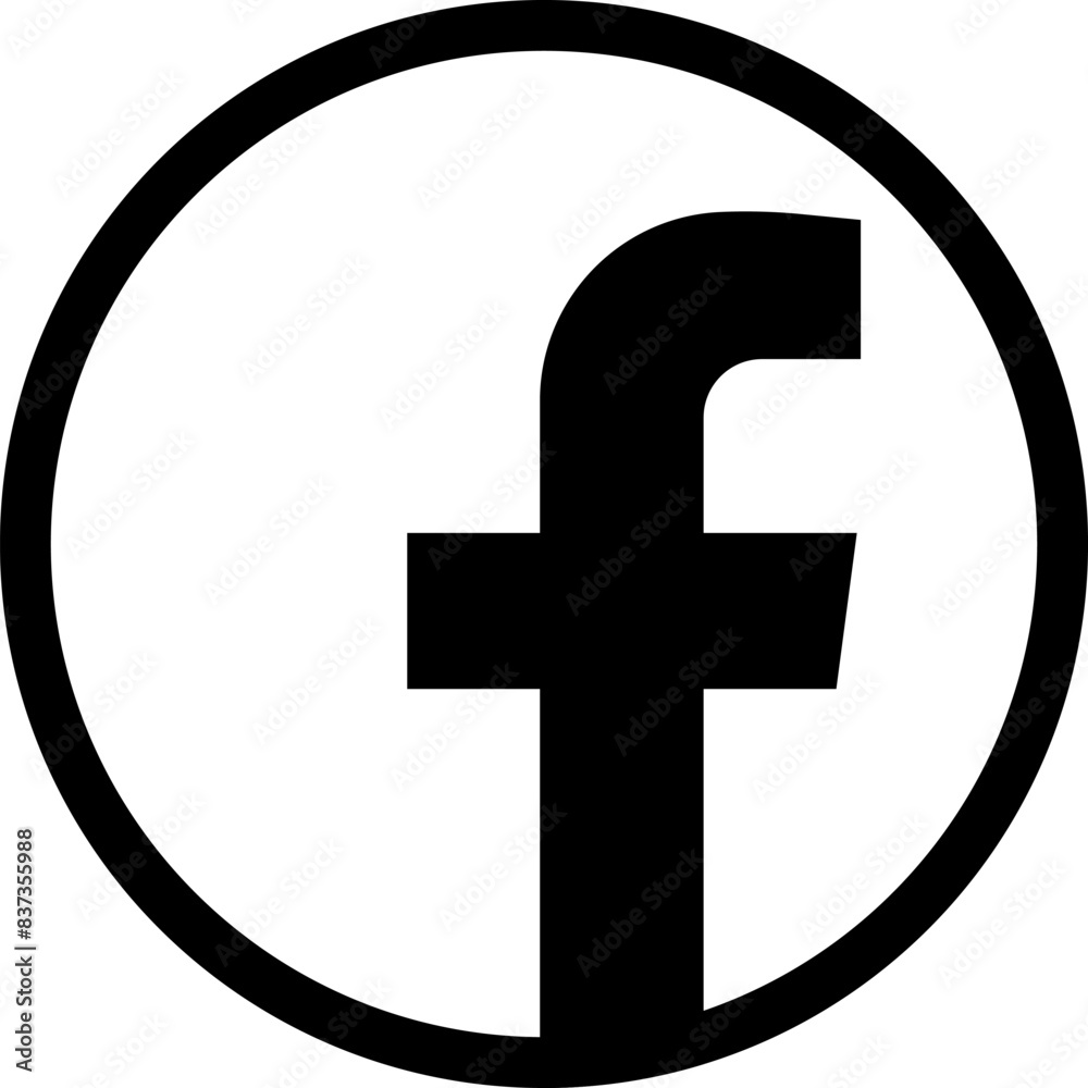 Facebook Logo Icon. Social Media Vector Stock Illustration Stock Vector ...
