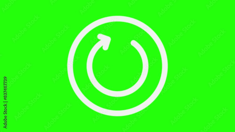 Direction Cycle greenscreen. Direction Arrow. Arrow Icon. Arrow: left ...