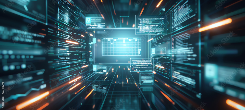 Web browser with multiple tabs, organized layout, seamless user ...