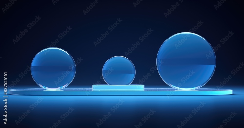 Ground glass effect with lighting effect, background should be pure ...