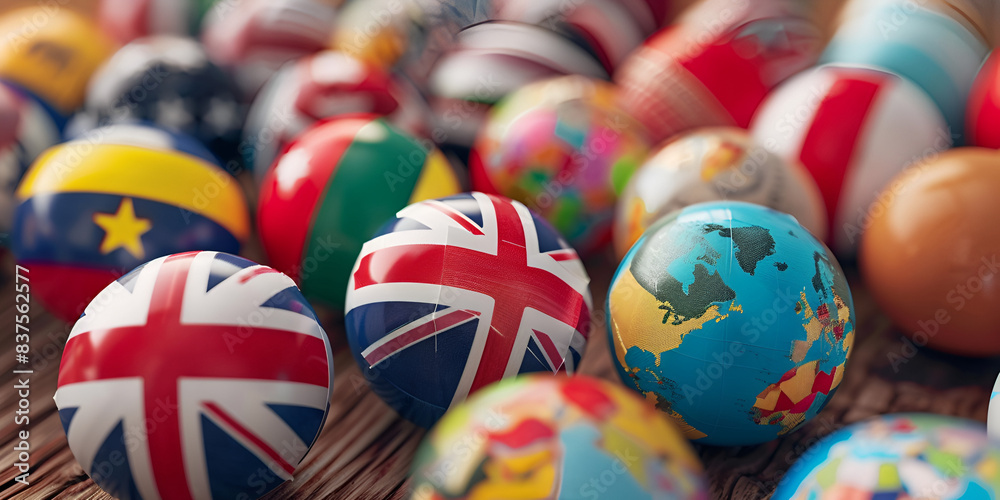 International Flags on Spheres , Global Unity and Diversity Display ...