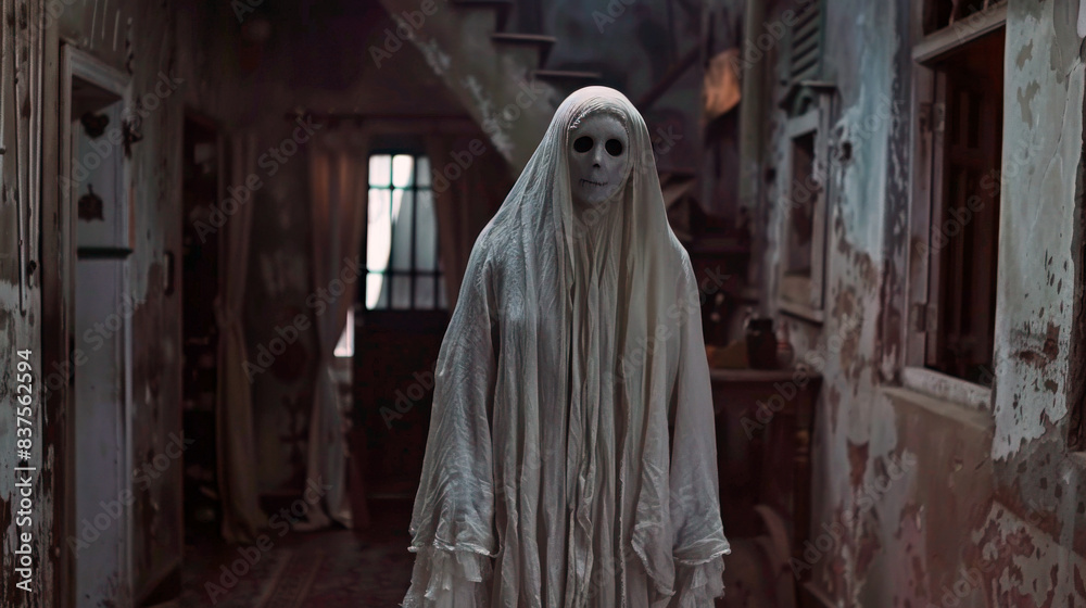 ghosts scary movie scenes halloween cinematic Stock Photo | Adobe Stock