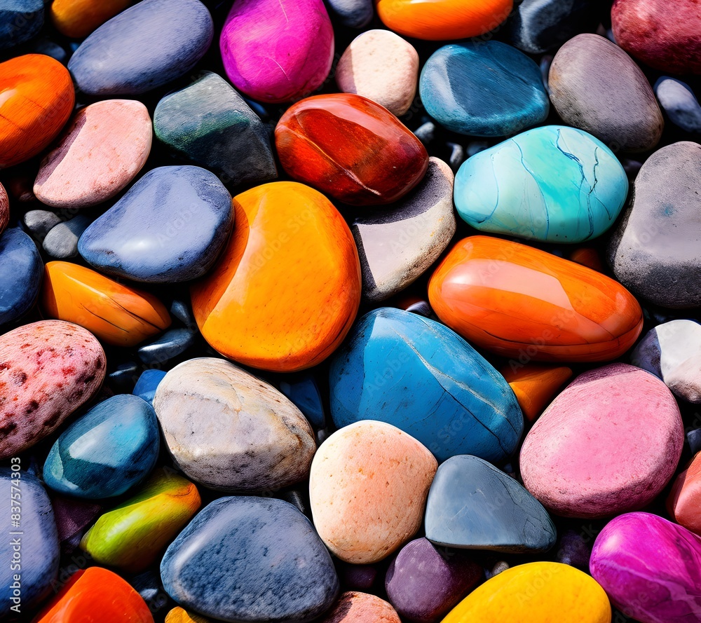 rock, Using colorful backgrounds of rocks is one way to create various ...