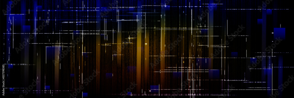 Vintage television screen effect with colorful lines and pixels texture ...