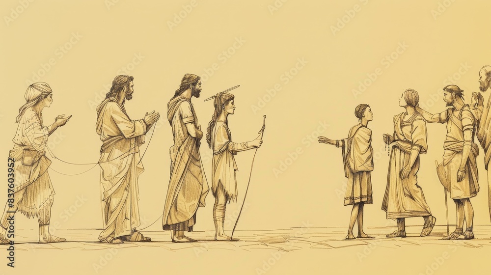 Genesis 35 Biblical Illustration: Jacob's Return to Bethel, Deaths of ...